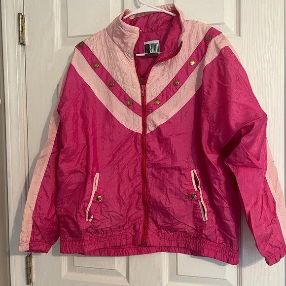 Spirit Bold | Jackets & Coats | Vtg Spirit Bold Tracksuit Pink Zip ...